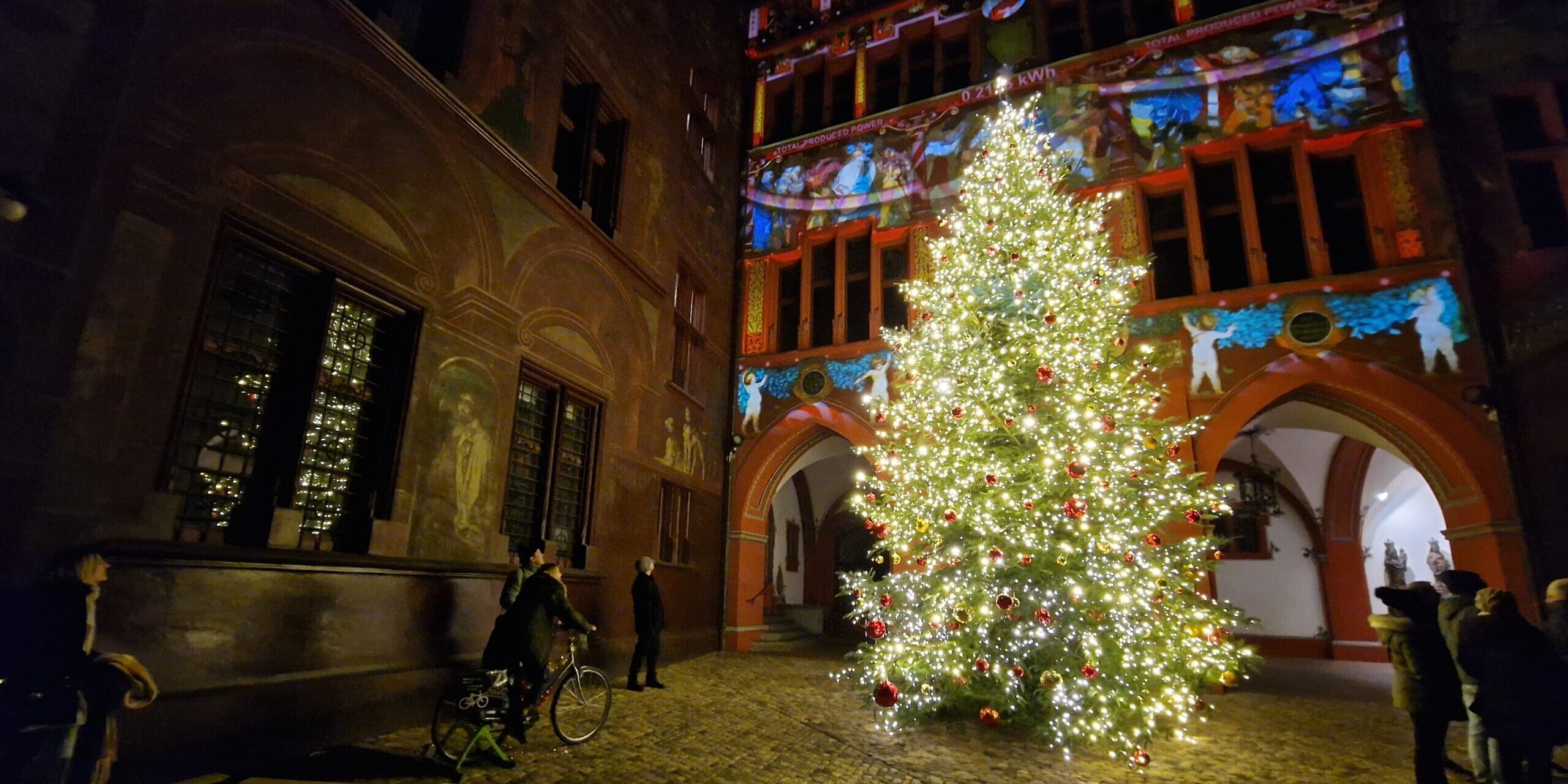 Christmas Lights Display in the Courtyard of the Basel Rathaus - Basel Life